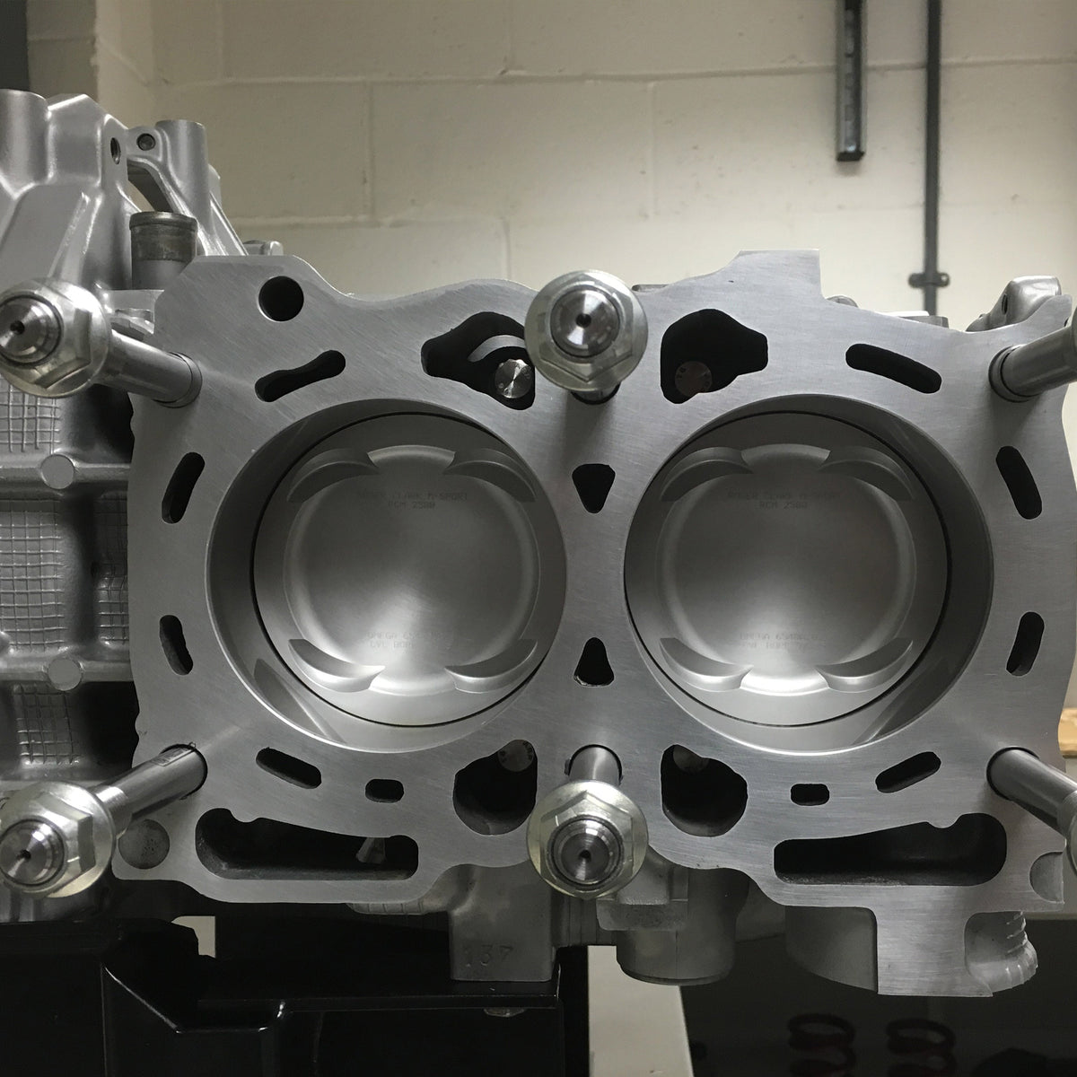 RCM Engineering - Rebore & Plateau Hone 4 cylinder Block Assembly