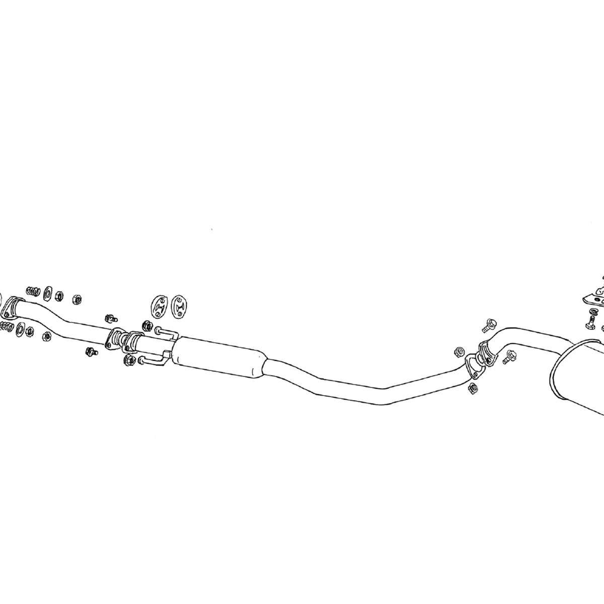 Fujitsubo Legalis R Exhaust - Toyota Starlet Turbo EP91
